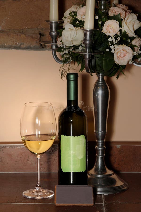 White wine in a glass stock image. Image of glass, wine - 36157331