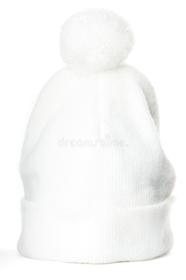White Winter Cap stock photo. Image of covering, clothing - 22414712