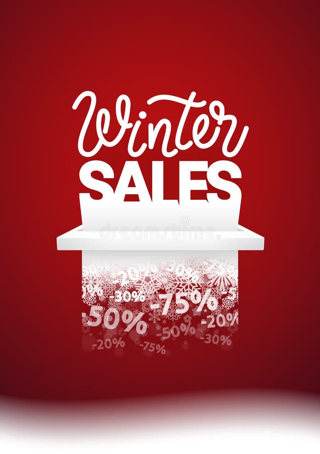Winter Sales Event Marketing Stock Illustrations – 496 Winter Sales ...