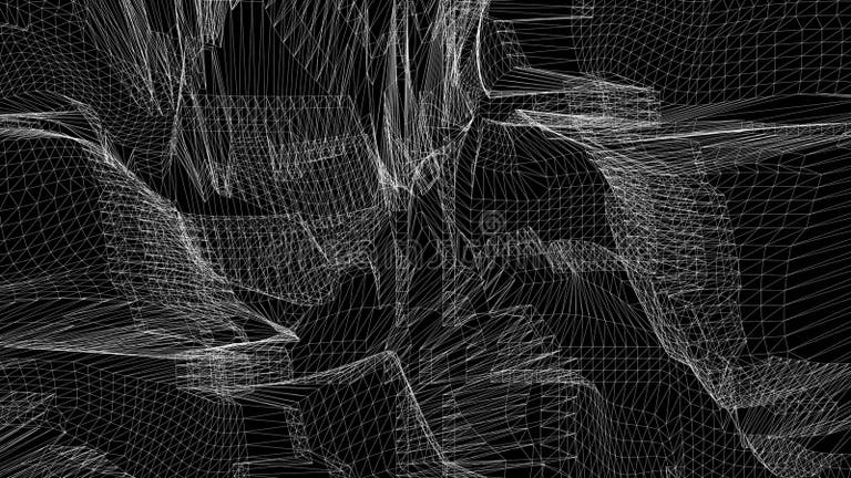 White wireframe textures stock illustration. Illustration of grid ...