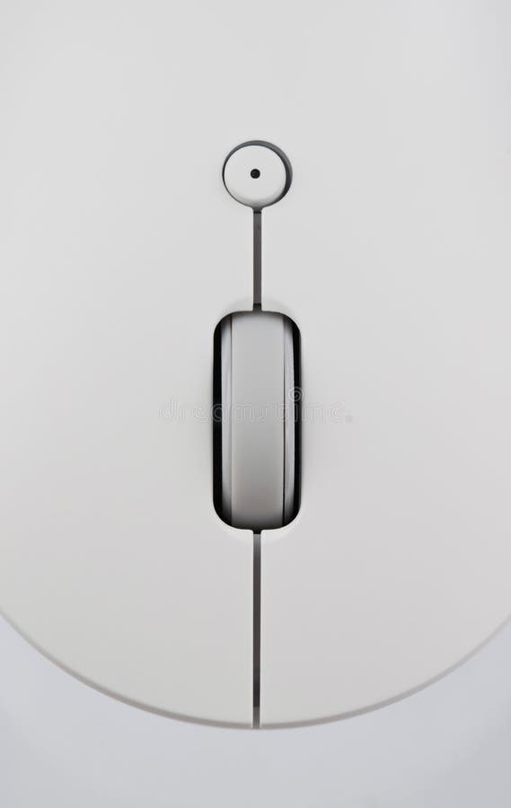 White Wireless Computer Mouse with Bluetooth, Isolated Stock Image ...