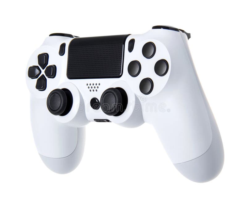Black Game Controller Thumbsticks Isolated White Background Stock ...