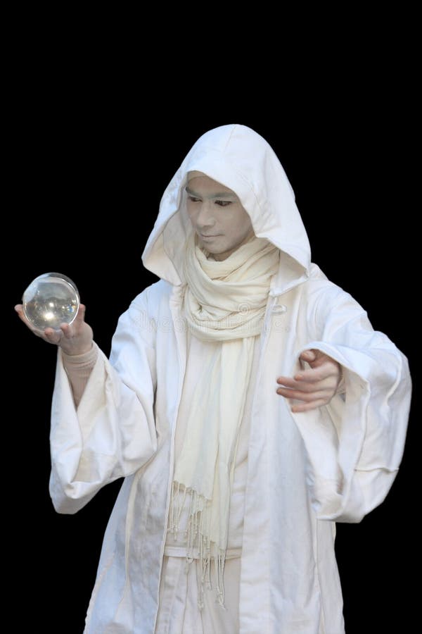 White Wizard stock image. Image of spell, magic, chrystal - 8072429