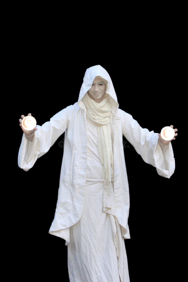 White Wizard stock illustration. Illustration of dumbledore - 8550483