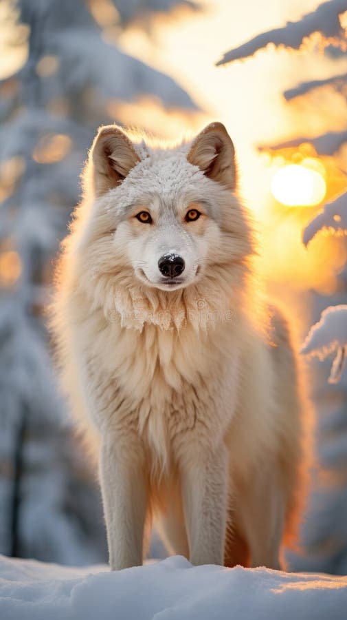 Beautiful White Wolves