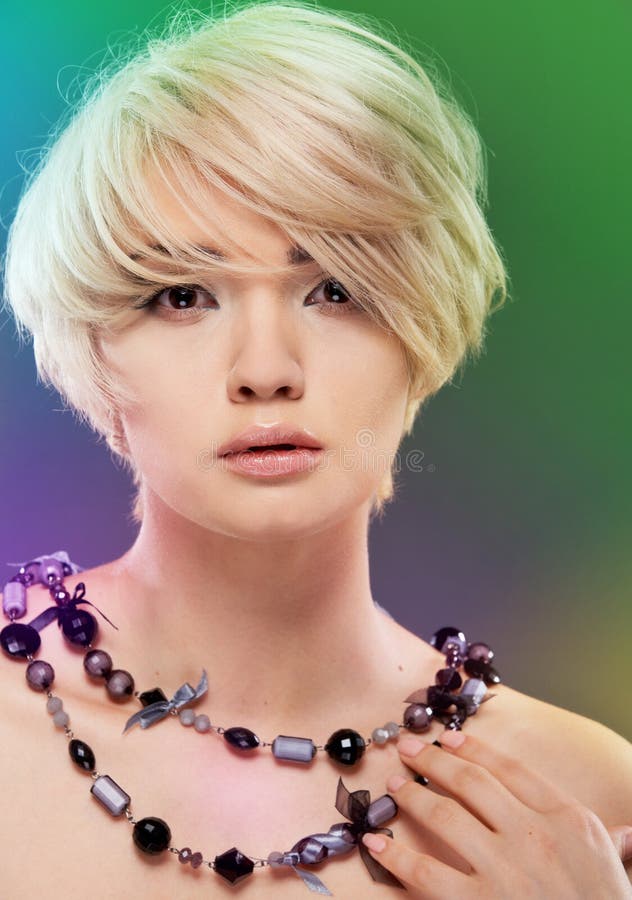 White woman portrait stock image. Image of clean, fresh - 23803317