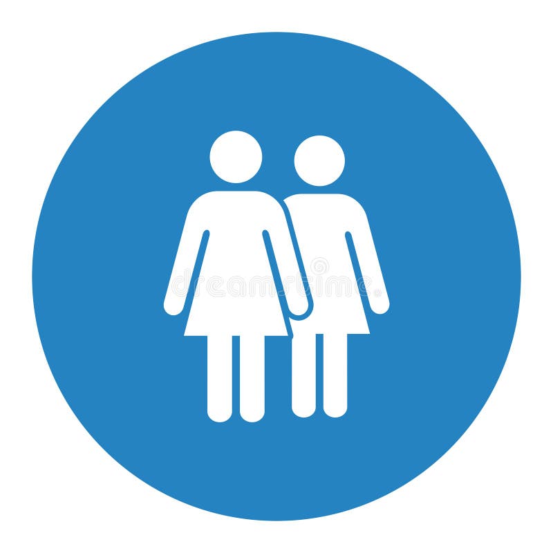 Icon of women, vector file stock vector. Illustration of circle - 303931382