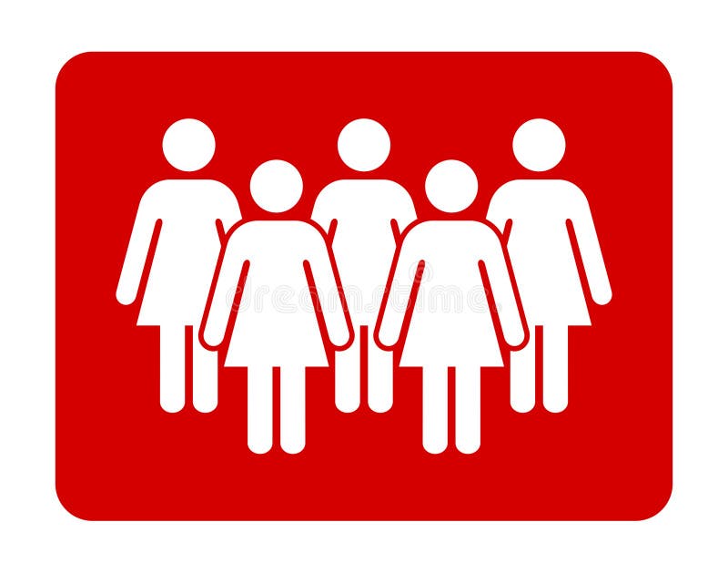 Icon of women, vector file stock vector. Illustration of woman - 303932951