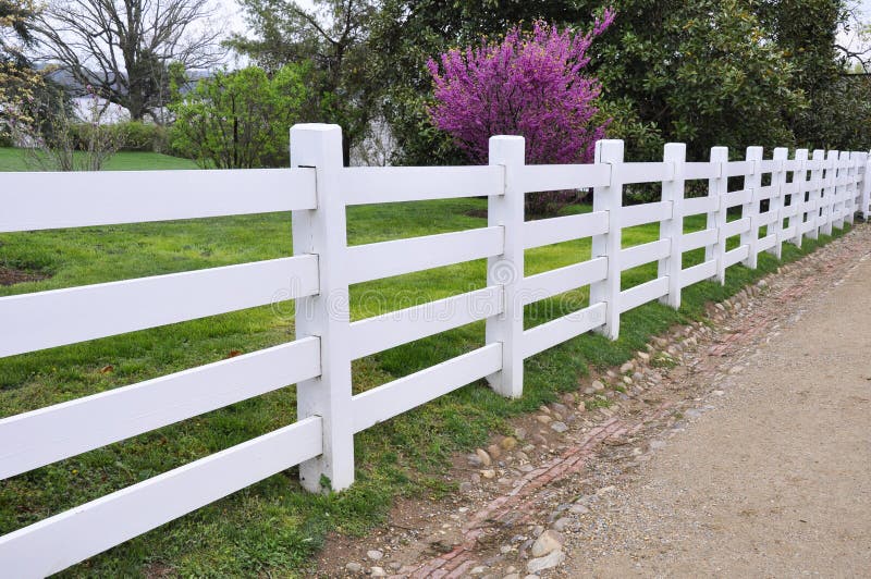 White wood fence stock image. Image of surroundingl, blockade - 8967343