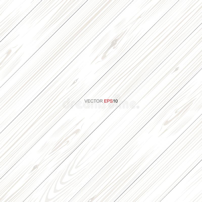 White Wood Pattern and Texture for Background. Vector Stock Vector ...