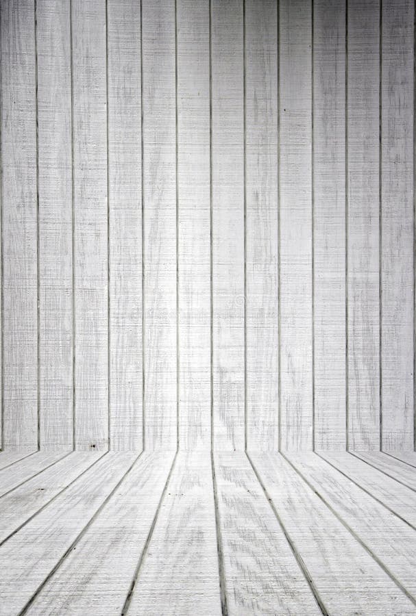 White Wood Planks with Floor Stock Photo - Image of home, border: 981862