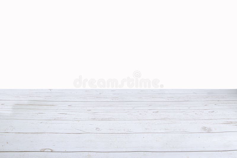 White Wood Table Top Panel Isolated on White Background, Use for ...