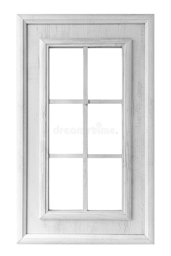 White Wooden Window Frame 4 PCs Modern Farmhouse Interior Wall Hanging