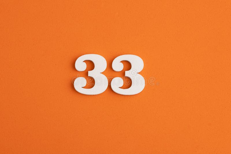 Number 33 Wood Orange Evo Background Stock Photos - Free & Royalty-Free ...