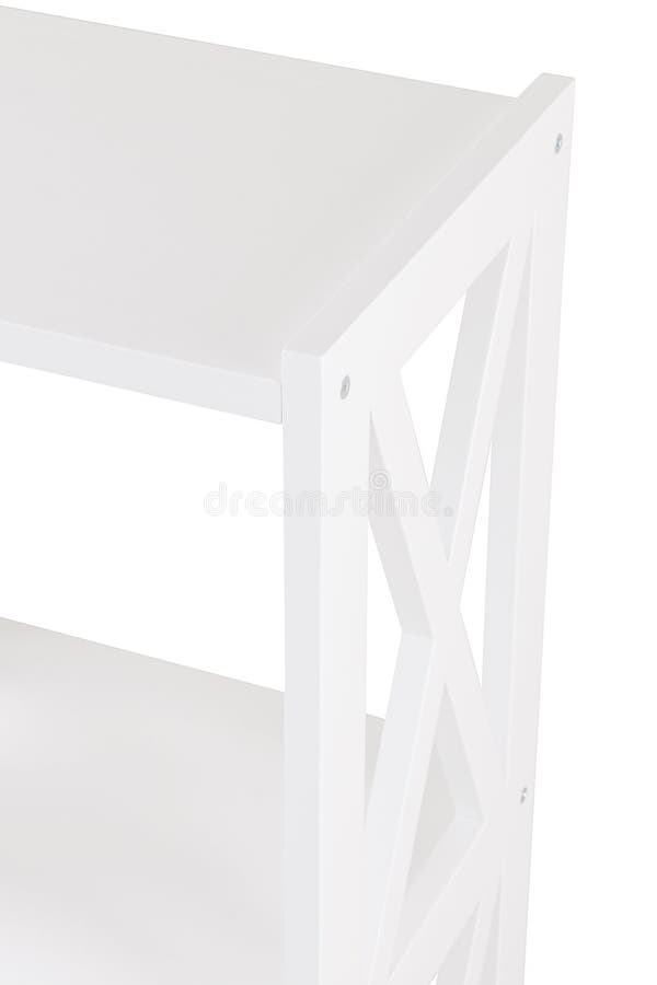 White wooden shelving stock image. Image of bookshelf - 74766233
