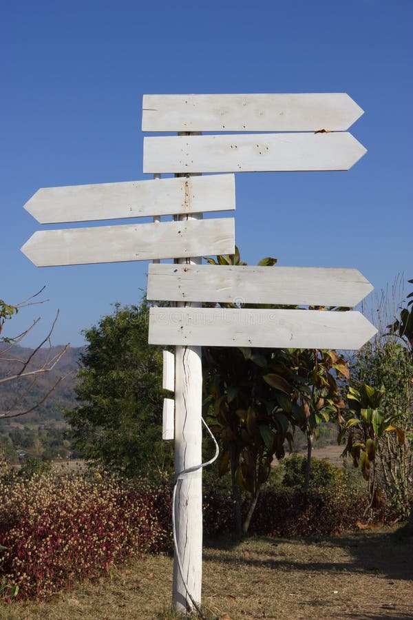 White wooden sign stock image. Image of notice, board - 23848773