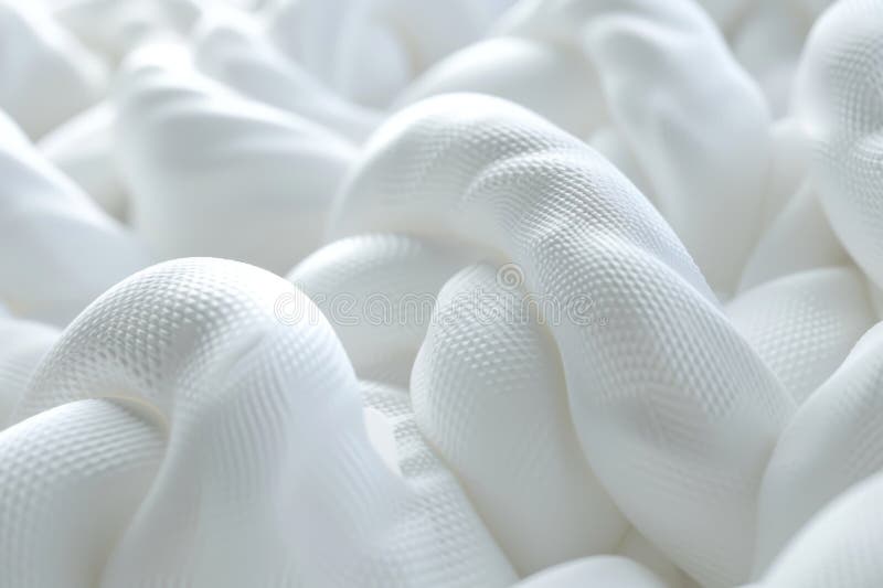 White Wool Fabric Textured Surface. Fluffy and Comfortable Knitted ...