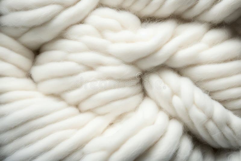 White Wool Texture. Wool Background. Generative AI. Stock Illustration ...
