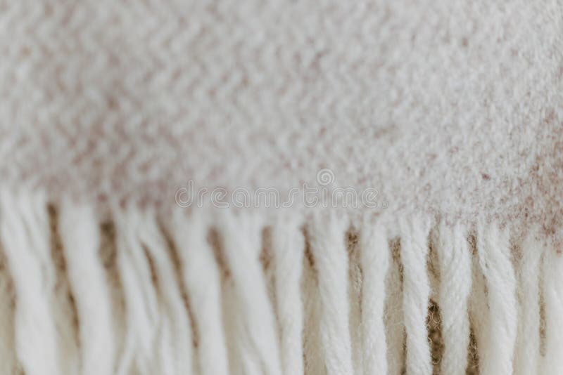 Close Up of Knitted Wool Texture, Beige Background Stock Image - Image ...