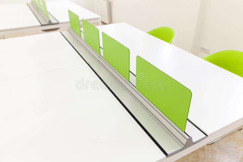 White working table stock image. Image of open, workplace - 143749257