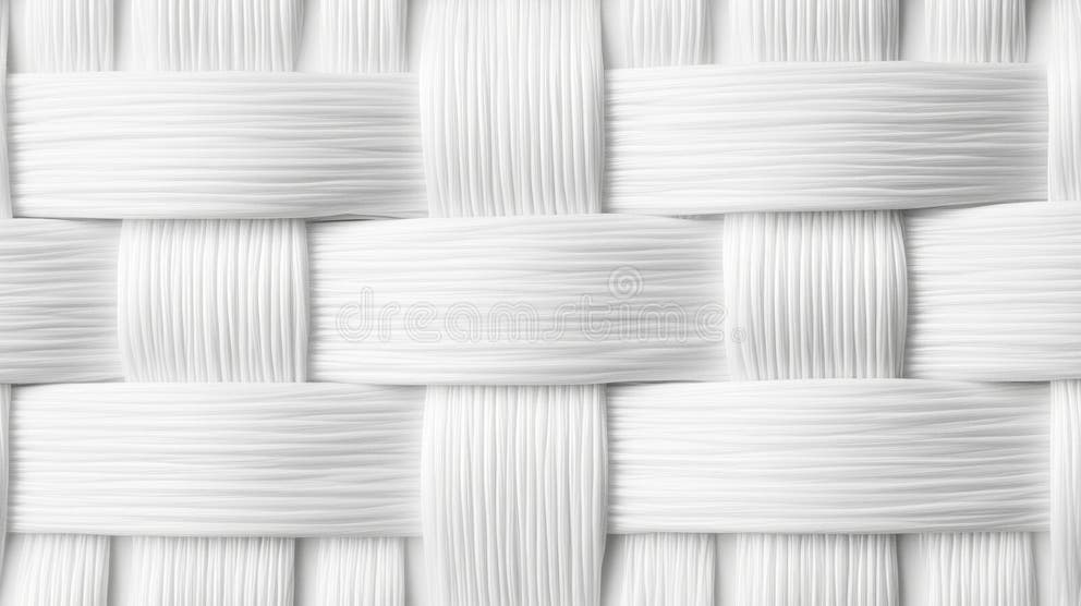 White Woven Fabric Intertwined Texture Design Stock Illustration - Illustration of threads ...