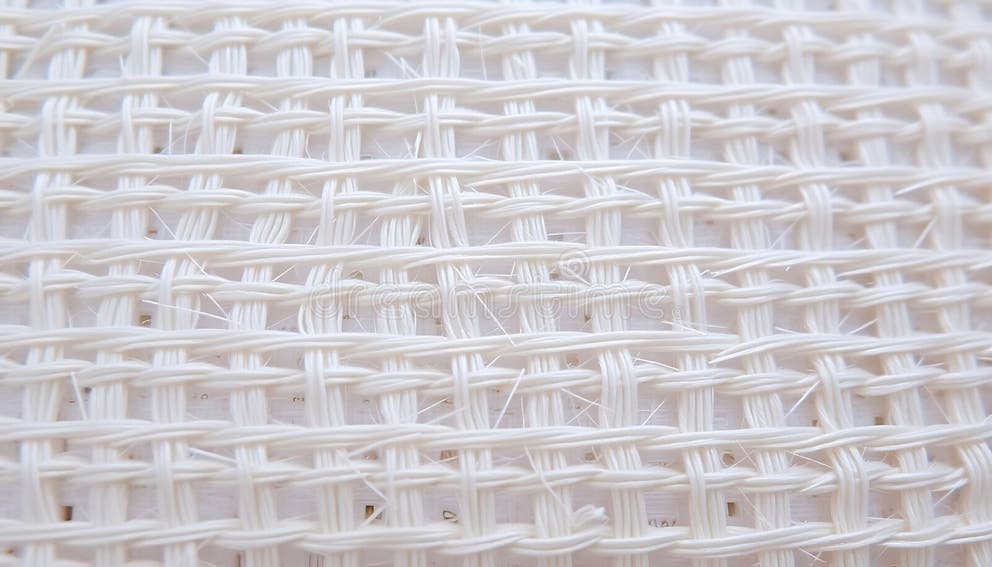 White Woven Fabric Texture, Textile, Material, Cloth, Background ...