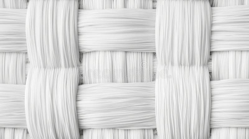 White Woven Strands Create a Textured Pattern Stock Illustration ...