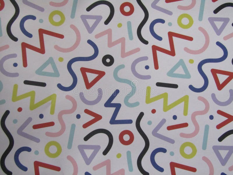 Squciggles wrapping paper stock image. Image of color - 323027581