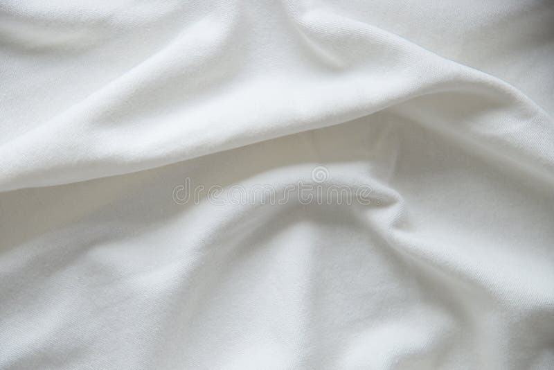 White Wrinkled Fabric Texture Stock Photo - Image of element, fabric ...