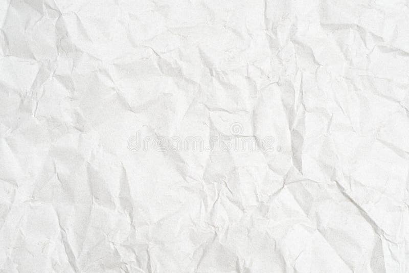White Wrinkled Paper stock image. Image of wrinkled - 183838505