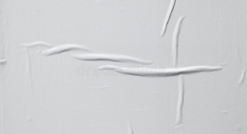 White Wrinkled Poster Texture, Abstract Paper Background for Design ...