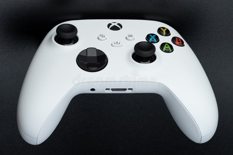 White xbox x controller editorial image. Image of joypad - 264841205