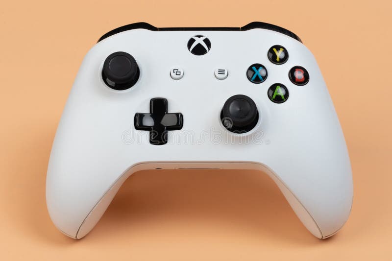 White xbox controller editorial photo. Image of technology - 251476756