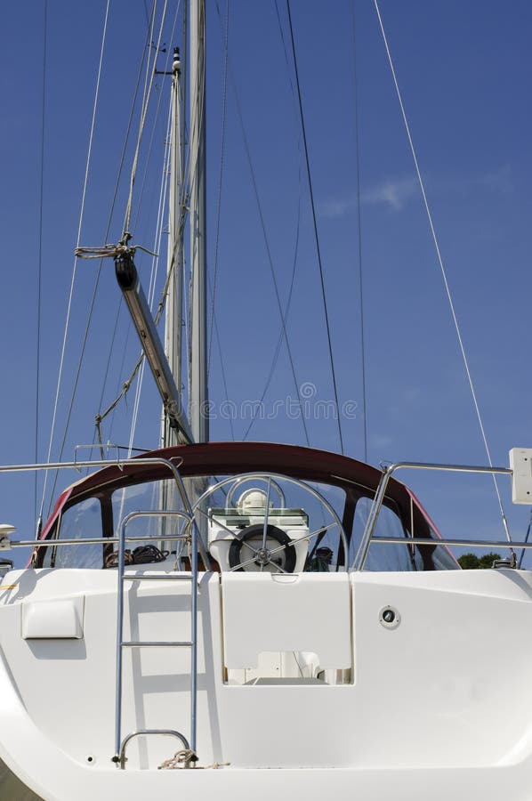 Yacht stairs stock photo. Image of vacations, vollution - 16892312