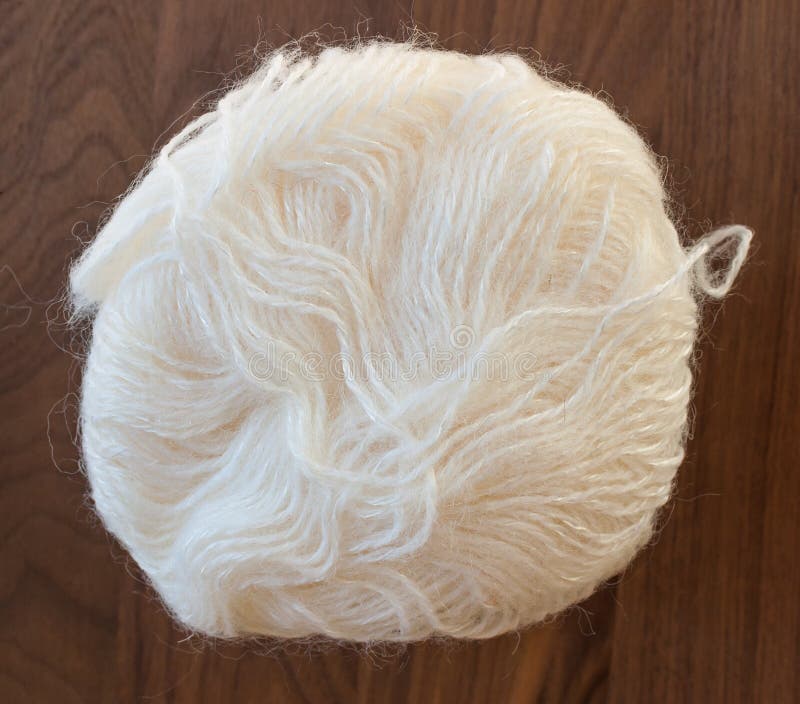 White yarn stock image. Image of wool, knitting, white - 96910331