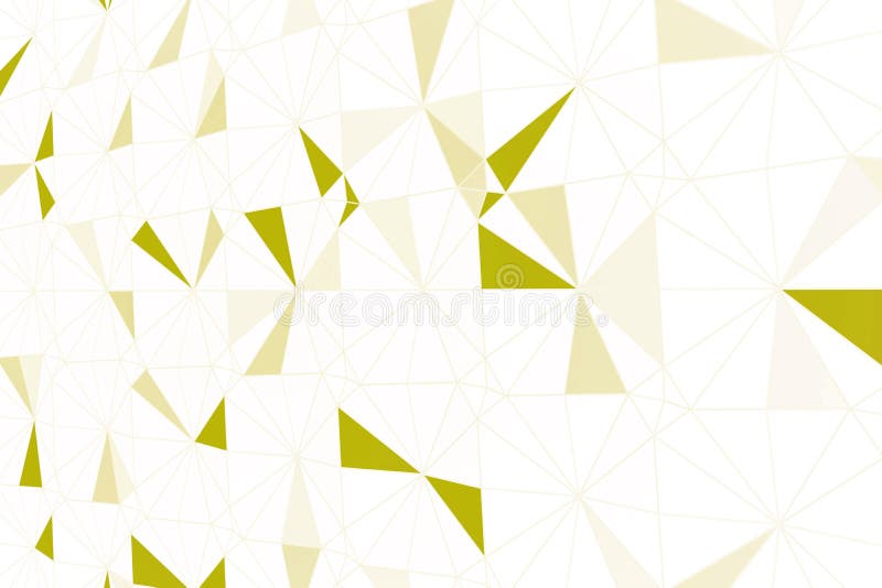 White and Yellow Flat Triangle Geometric Pattern Abstract Retro of ...