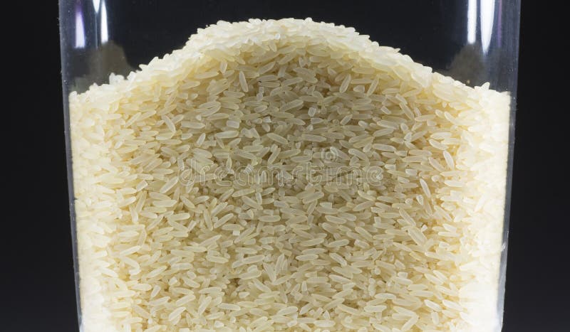 White and Yellow Rice Grains Close-up Stock Photo - Image of culture ...