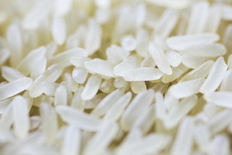 White and Yellow Rice Grains Close-up Stock Photo - Image of isolated ...