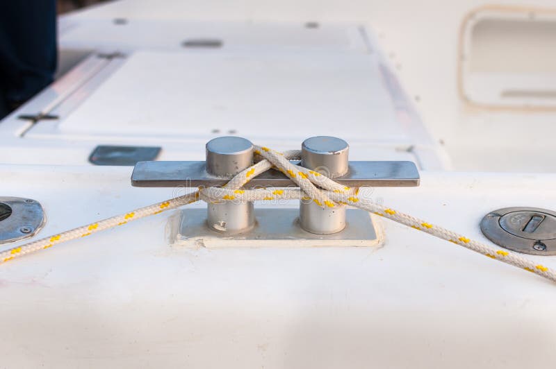 Belaying cleat stock image. Image of harbor, piles, nautical - 32626393
