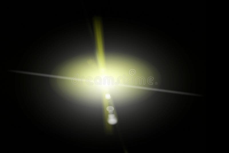 White and Yellow Sun Rays Warm Light Overlay Isolated and Grunge Effect ...