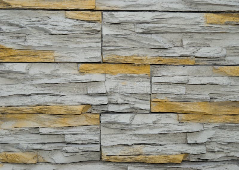 White-yellow Wild Stone Tiles Stock Image - Image of white, texture ...