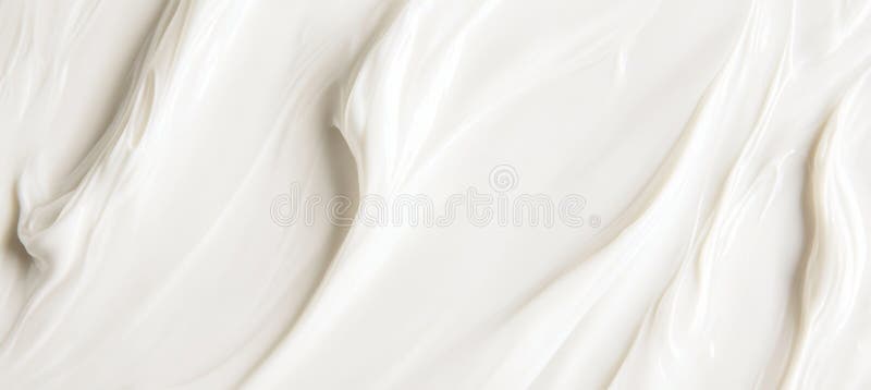 White Yogurt Texture Background. Abstract Swirls of Creamy Yoghurt ...