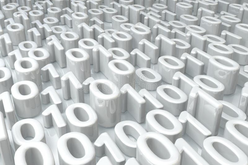 White Zero One stock illustration. Illustration of group - 100519510