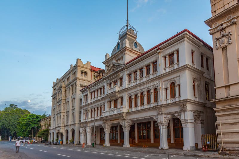Whiteaways Building in the Colonial District of Colombo, Sri Lan Stock ...
