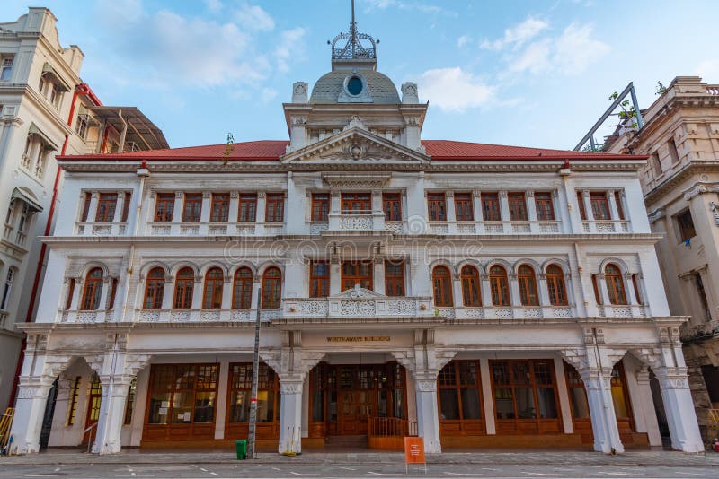 Whiteaways Building in the Colonial District of Colombo, Sri Lan Stock ...
