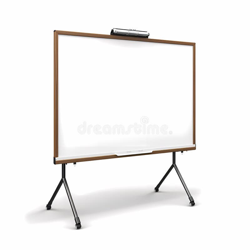 Whiteboard 3d Model , 3d Icon Stock Illustration - Illustration of desk ...