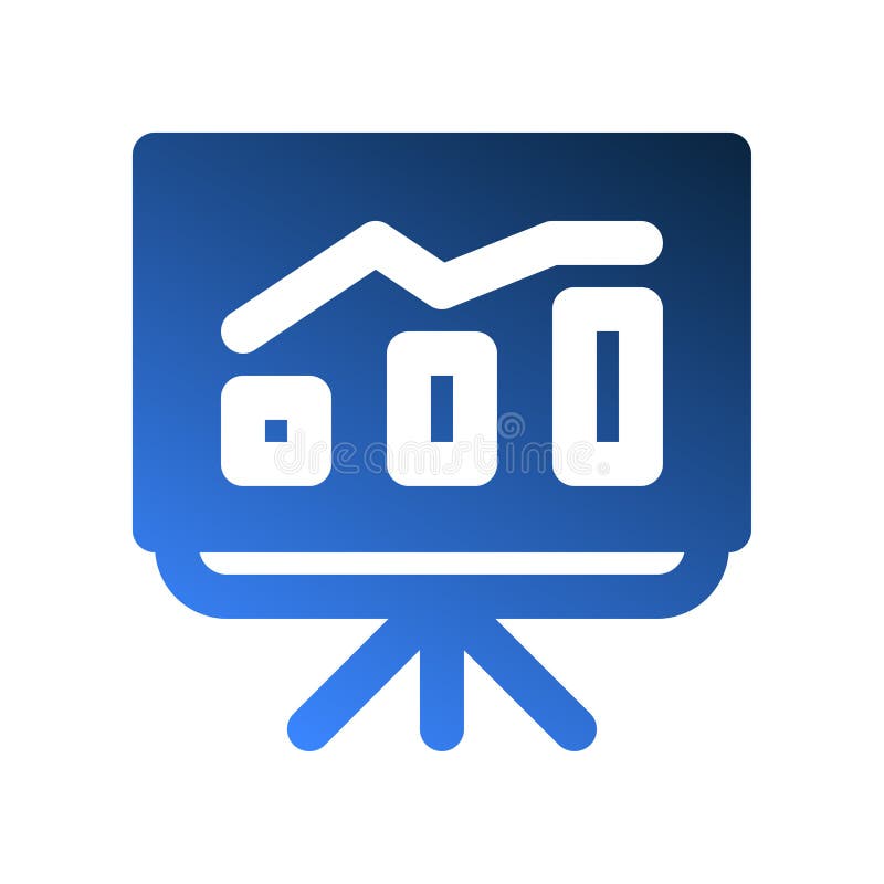 Whiteboard Gradient Fill Icons. Office Symbols Suitable for ...