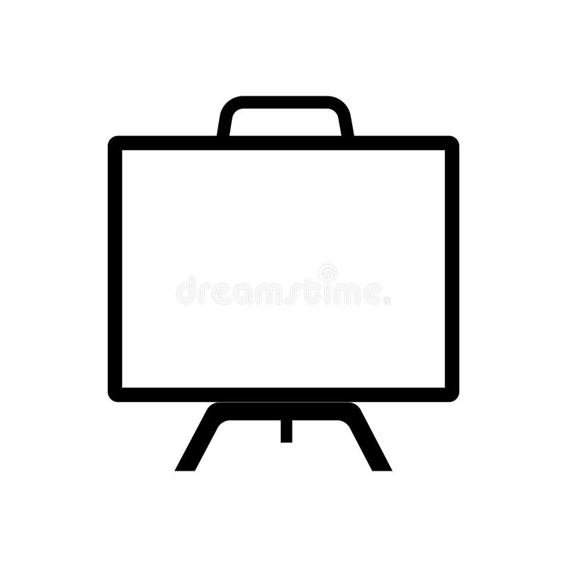 Whiteboard icon design stock vector. Illustration of blackboard - 348745906