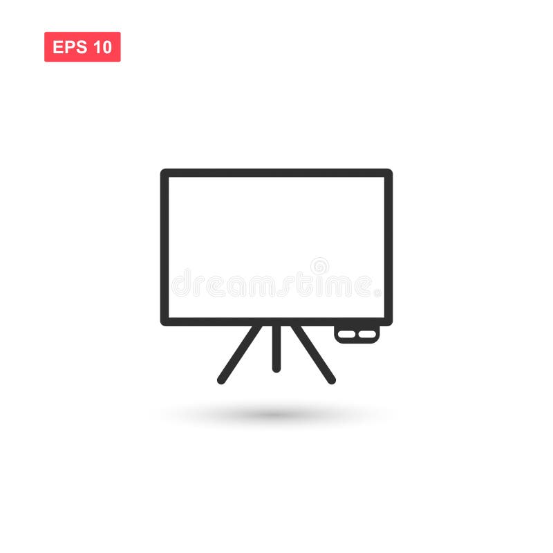 Whiteboard Icon Vector Design Isolated 3 Stock Vector - Illustration of ...