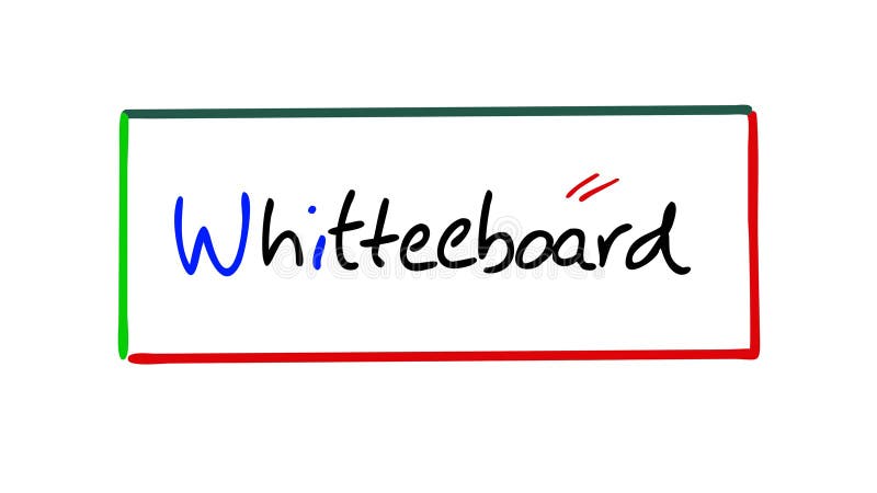 Whiteboard Illustration with Sample Text, Vector Design Generative AI ...